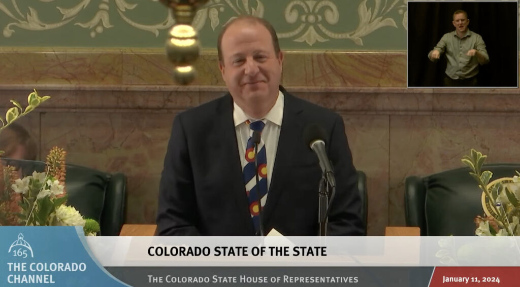 Polis offers ambitious goals for housing, environment, taxes in State ...